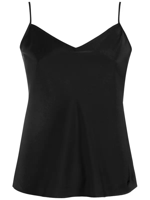 Armani Exchange Spaghetti-strap Tank Top - Black