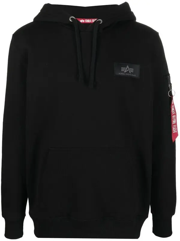 Alpha Industries Logo-print Hoodie