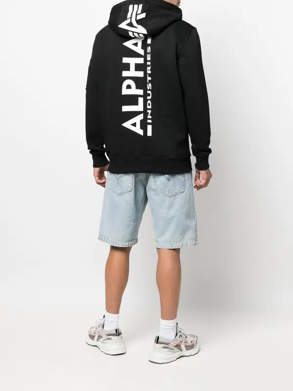 Alpha Industries Logo-print Hoodie