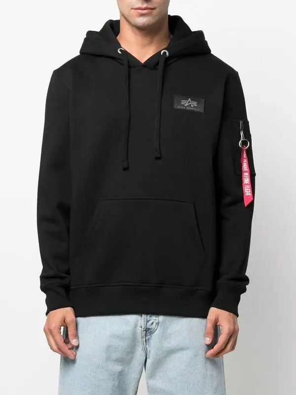 Alpha Industries Logo-print Hoodie