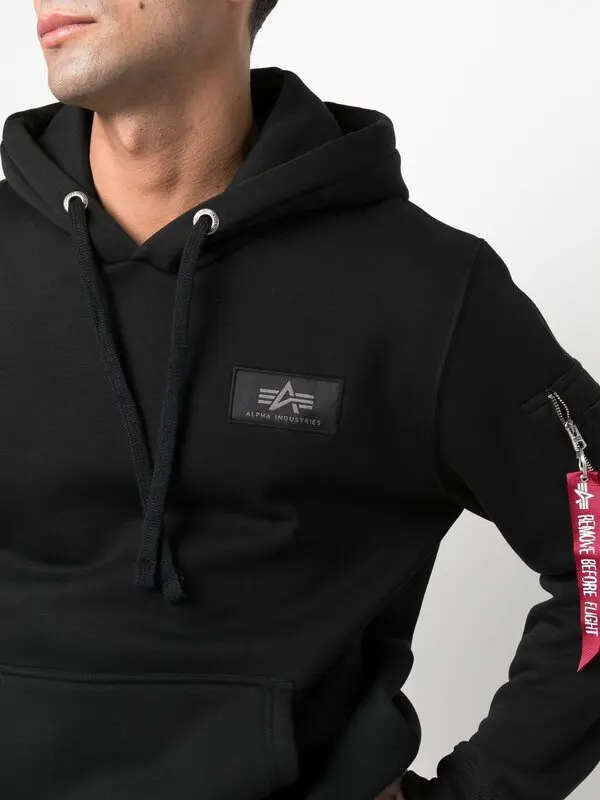 Alpha Industries Logo-print Hoodie