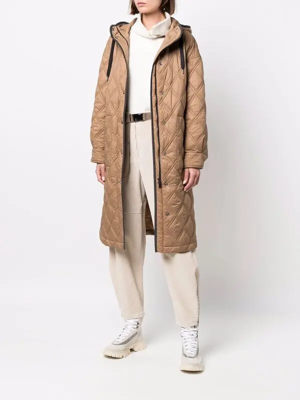 Brunello Cucinelli Quilted-finish Padded Jacket