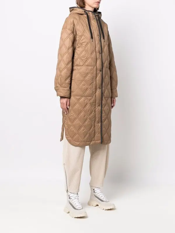Brunello Cucinelli Quilted-finish Padded Jacket