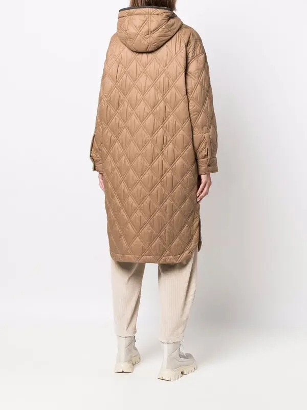 Brunello Cucinelli Quilted-finish Padded Jacket