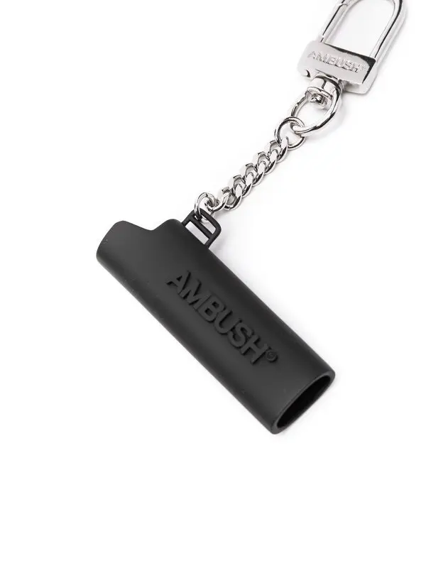 AMBUSH Lighter Case Brass Keychain - Black