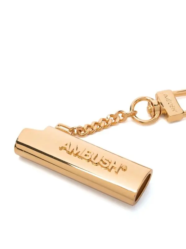 AMBUSH Lighter Case Brass Keychain