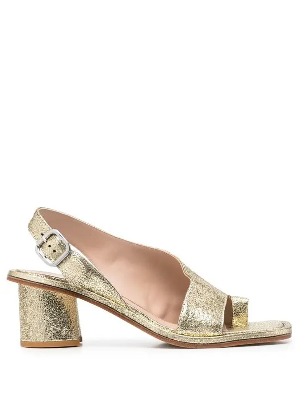 SCAROSSO Jill 65mm Leather Slingback Sandals