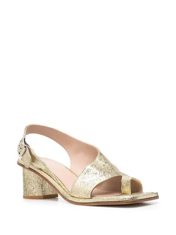 SCAROSSO Jill 65mm Leather Slingback Sandals