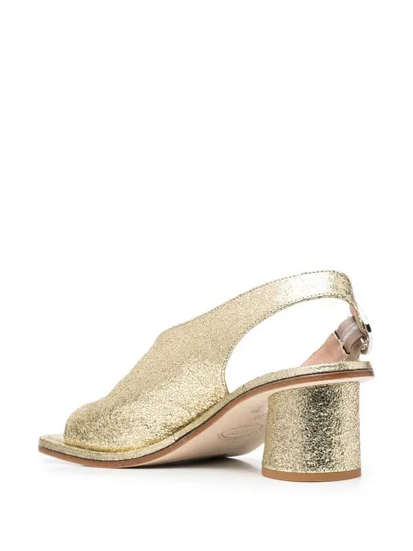 SCAROSSO Jill 65mm Leather Slingback Sandals