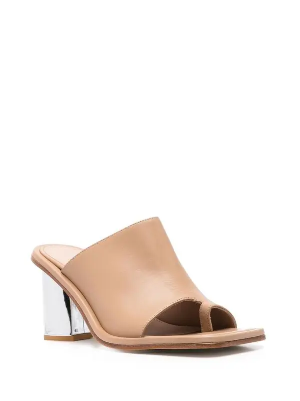SCAROSSO Gwen Leather Mules