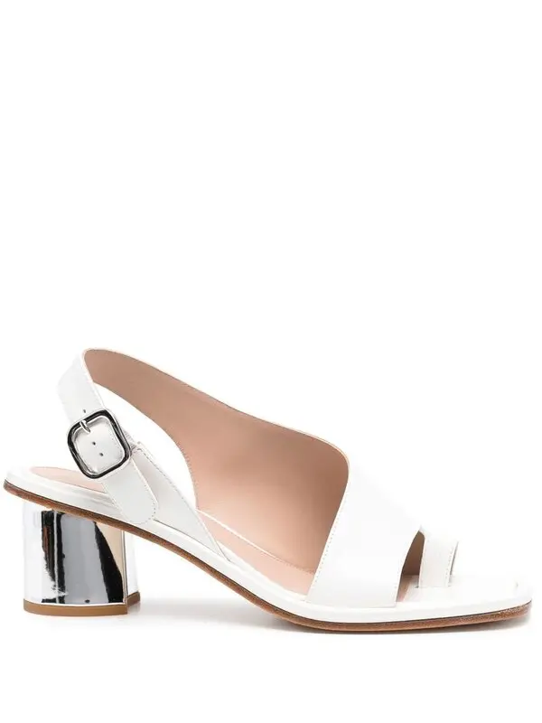 SCAROSSO Jill Leather Slingback Sandals