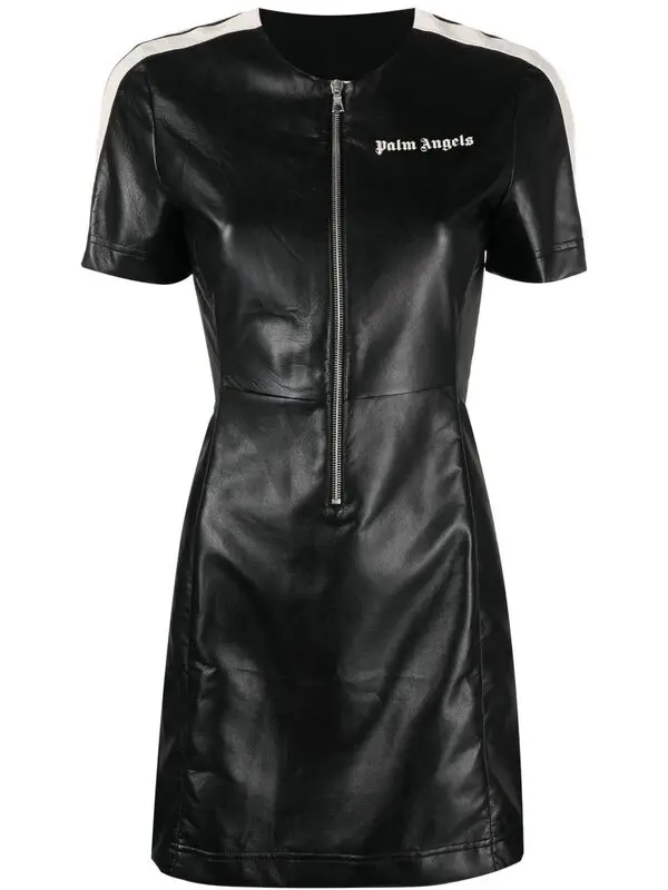Palm Angels Side-stripe Mini Dress