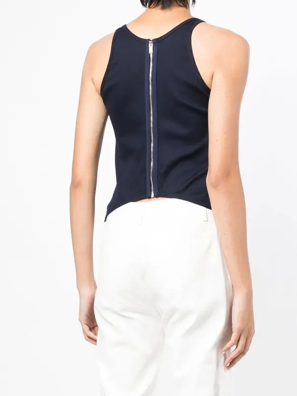 DION LEE Corset Tank Top - Blue