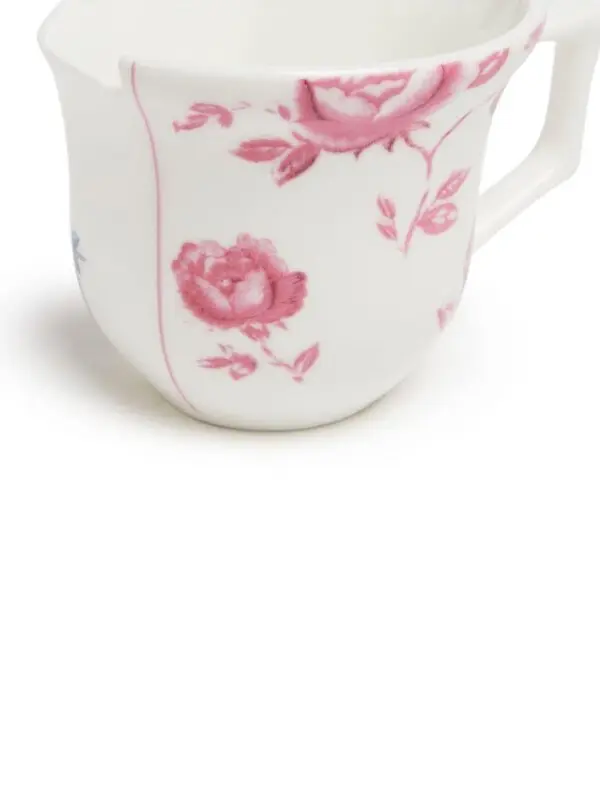 SELETTI Hybrid Leonia Coffee Cup With Saucer