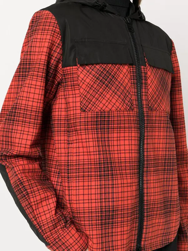 Aztech Mountain Loge Peak Hoodie - Red