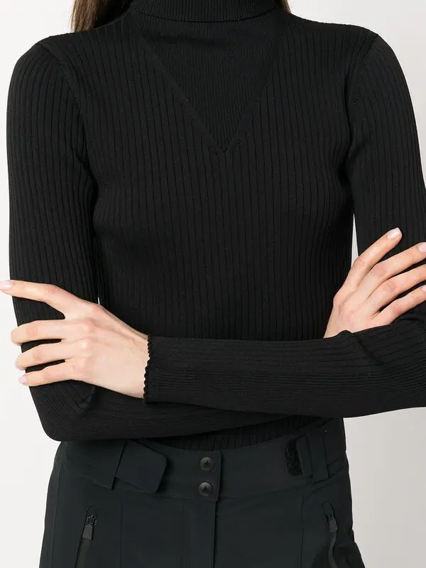 Aztech Mountain El Paradiso Roll Neck Sweater - Black