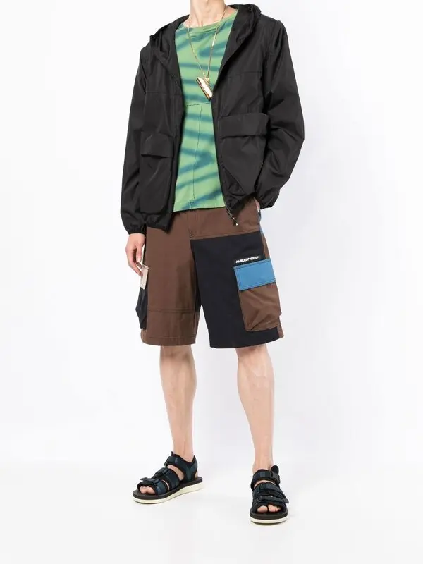 AMBUSH Panelled Cargo Shorts - Brown