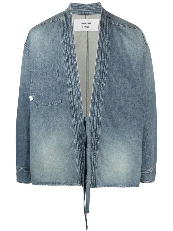 AMBUSH Tie-fastening Denim Jacket