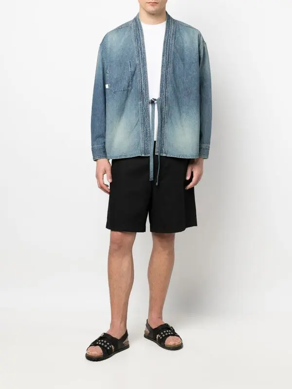 AMBUSH Tie-fastening Denim Jacket