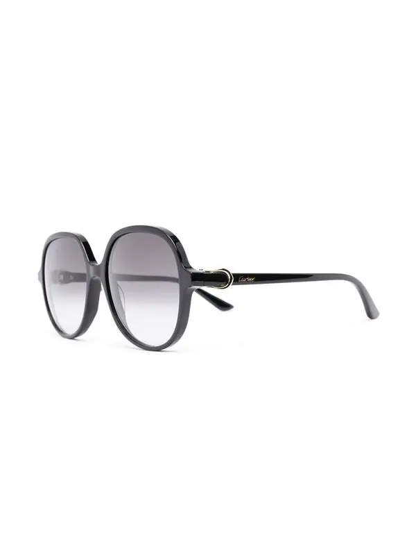 Cartier Oversized-frame Sunglasses - Black