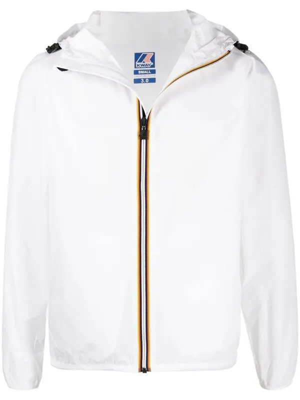 K-WAY Le Vrai Claude Hooded Jacket - White