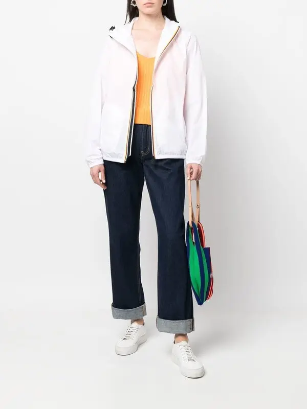 K-WAY Le Vrai Claude Hooded Jacket - White