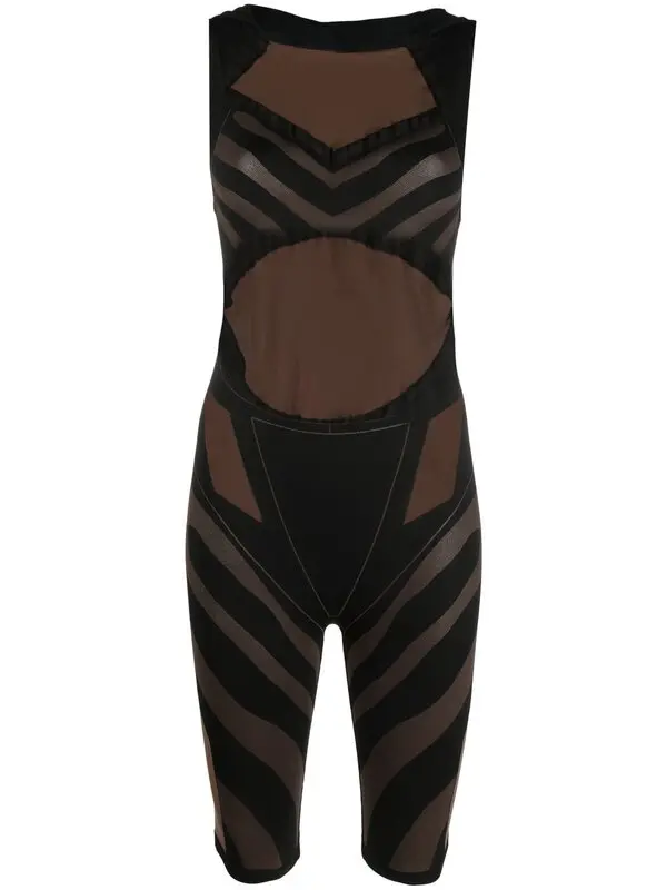 Wolford X Gcds Elegant Animalier Jumpsuit - Black