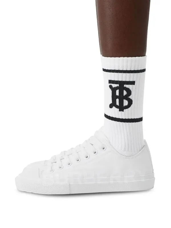 Burberry Monogram Intarsia Socks