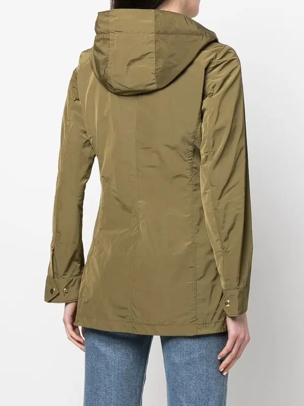 Woolrich Hooded Zipped Military Jacket