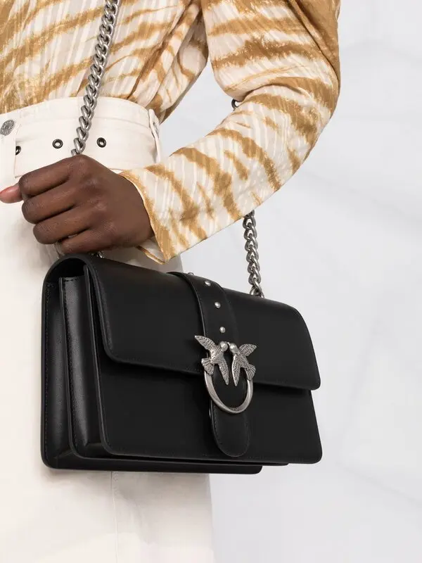 Pinko Love Logo Shoulder Bag