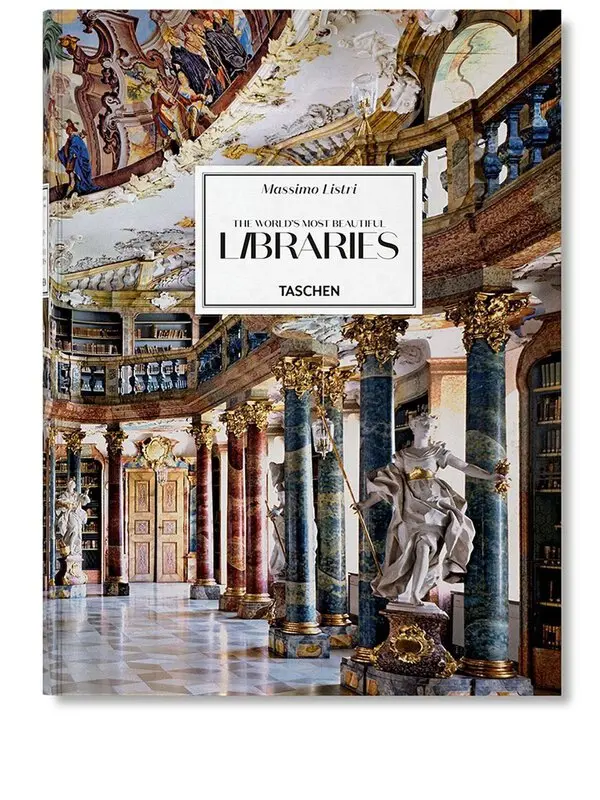 TASCHEN Massimo Listri. The World’s Most Beautiful Libraries Book - Brown