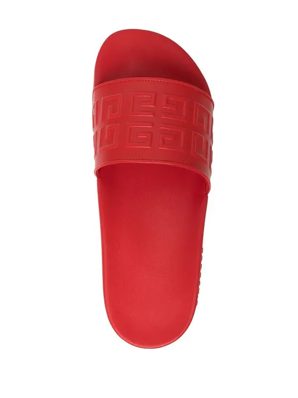 Givenchy 4g Embossed Slides