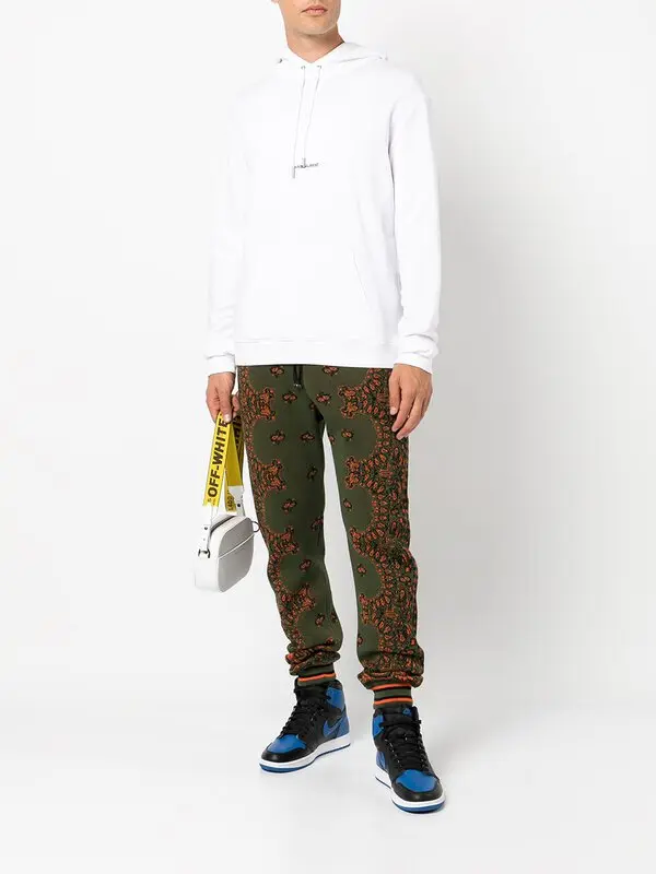 Amiri Paisley-print Track Pants - Green