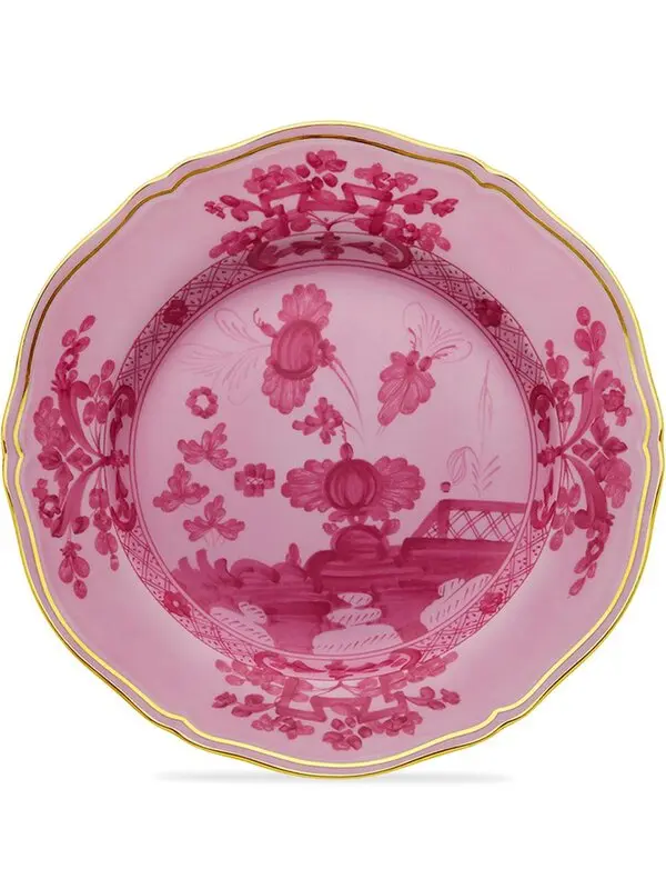 GINORI 1735 Oriente Italiano Porcelain Charger Plate - Pink