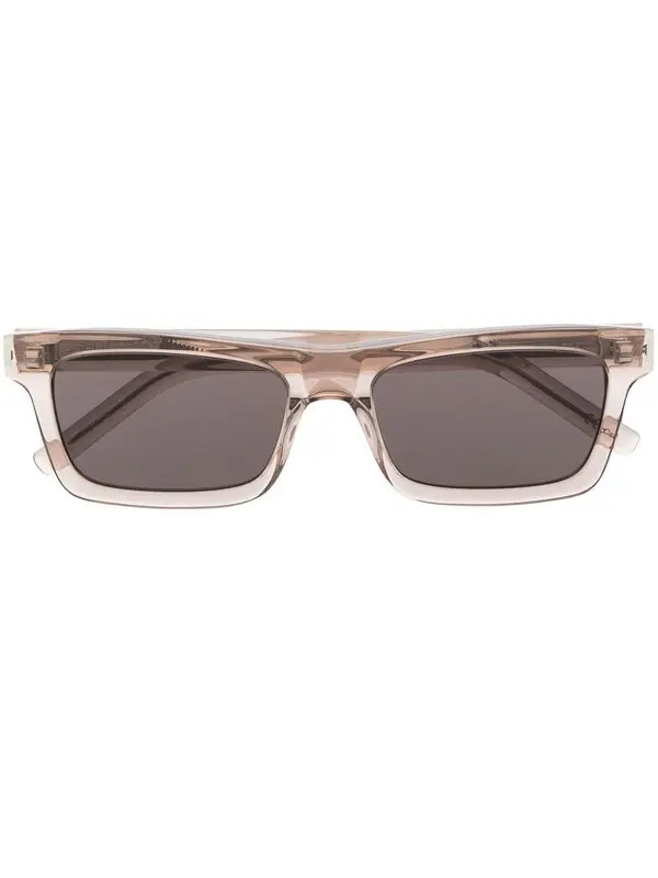 Saint Laurent Betty Square-frame Sunglasses - Brown