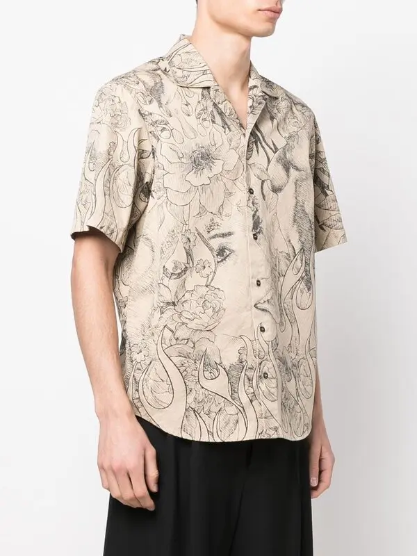 Dsquared2 Graphic-print Short-sleeved Shirt
