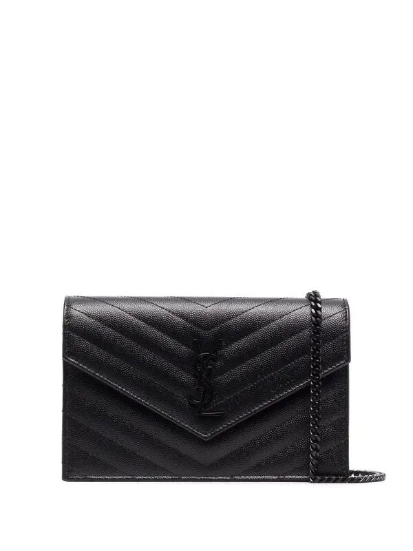 Saint Laurent Monogram Chain Wallet Crossbody Bag