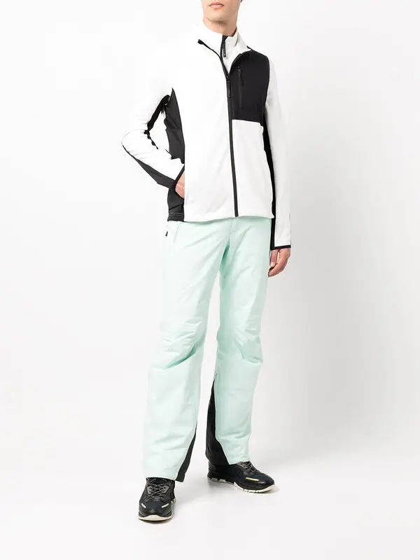 Aztech Mountain Colour-block Zipped Vest - Black