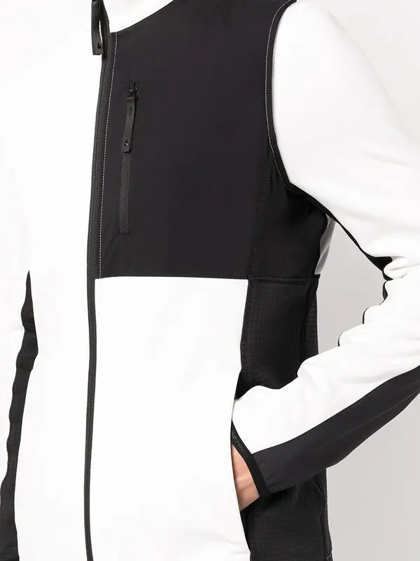 Aztech Mountain Colour-block Zipped Vest - Black