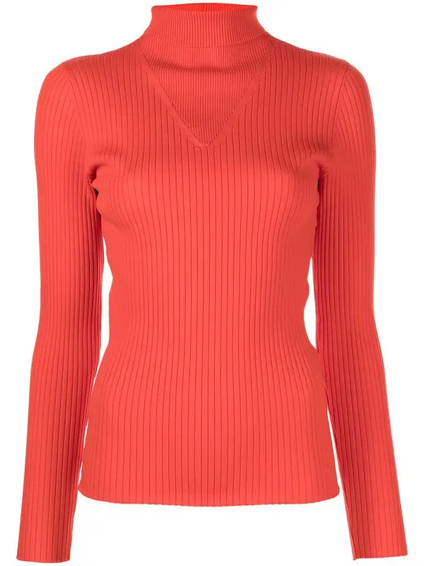 Aztech Mountain El Paradiso Roll Neck Sweater - Orange