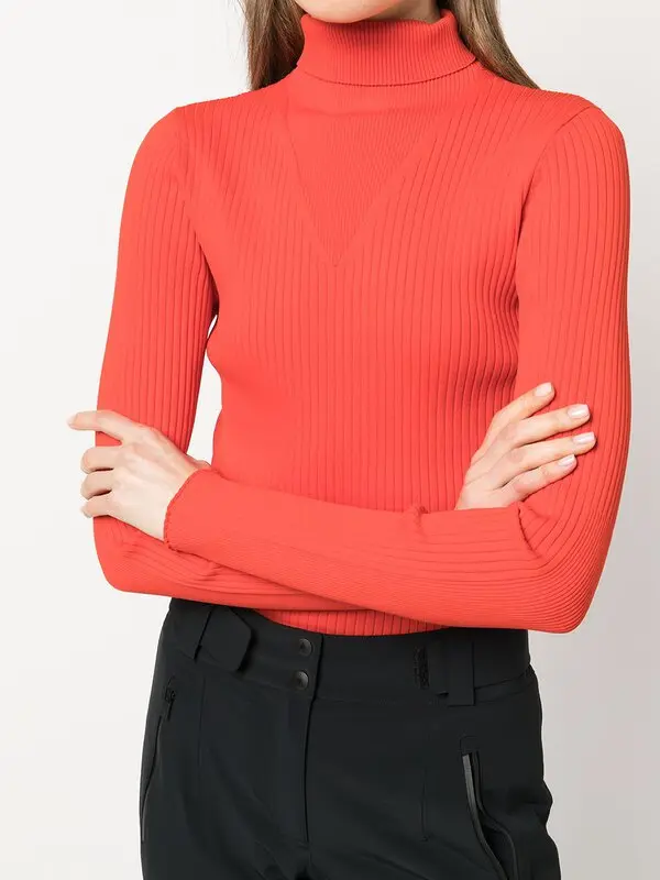 Aztech Mountain El Paradiso Roll Neck Sweater - Orange