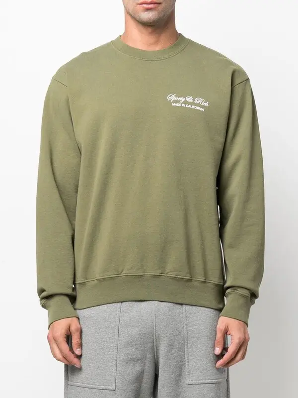 SPORTY & RICH Logo-print Sweatshirt