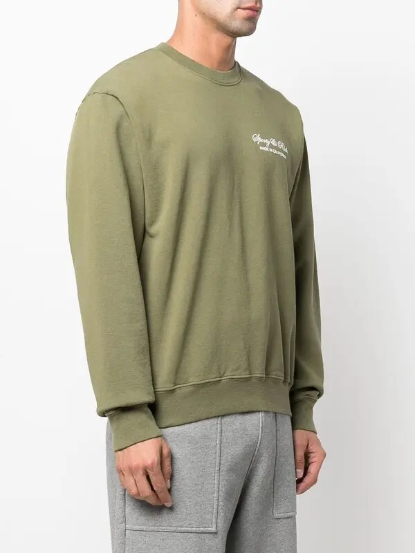 SPORTY & RICH Logo-print Sweatshirt