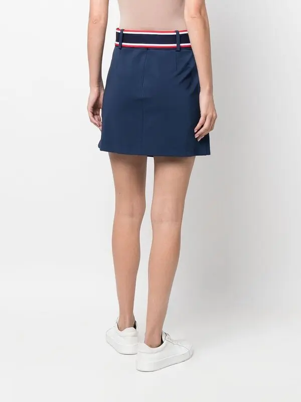 Pinko A-line Mini Skirt With Belt