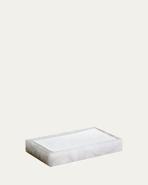 LABRAZEL Alisa Alabaster Towel Tray