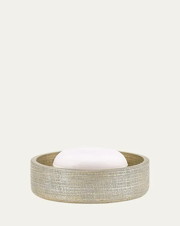 LABRAZEL Woven Metallic Soap Dish