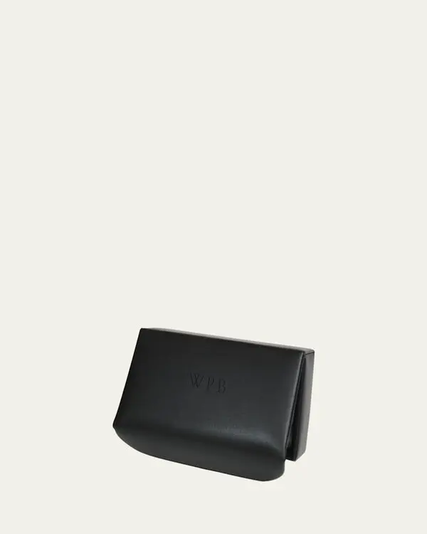 ROYCE NEW YORK Personalized Leather Cufflink Case