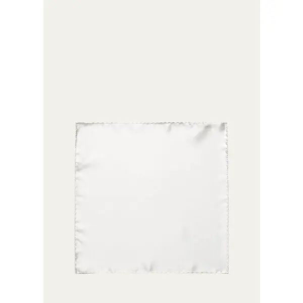 Eton Silk Wedding Pocket Square - Grey