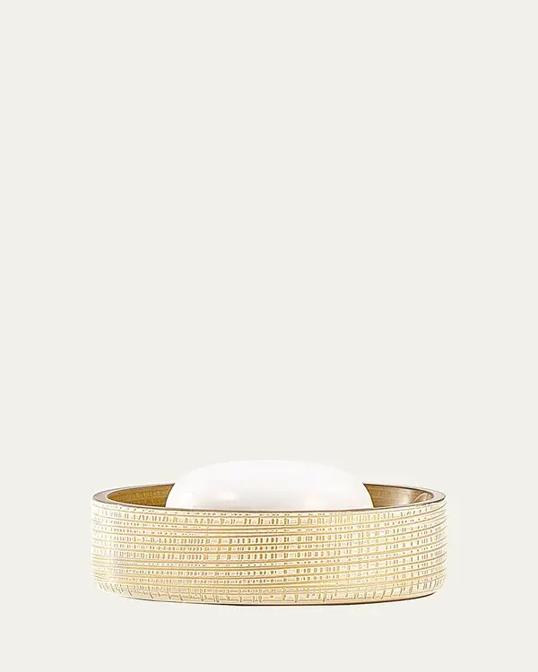 LABRAZEL Woven Soap Dish, Gold