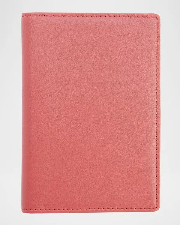 ROYCE NEW YORK Rfid Blocking Passport Case - Red